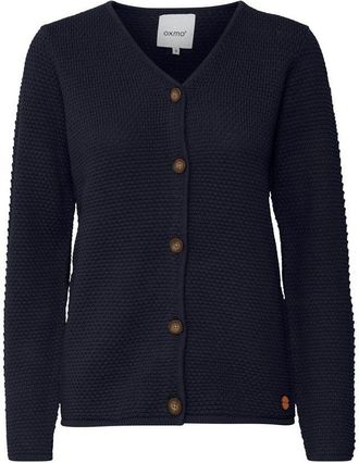 Oxmo Cardigan OXHelga Damen Feinstrick Cardigan/Strickjacke