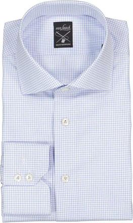 van Laack Herren Hemd blau Baumwolle