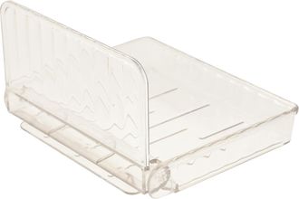 Valiclud Transparente Wandablage aus Kunststoff Wandmontierter Aufbewahrungs Organizer ohne Bohren Platzsparendes Vielseitiges Regal für Badezimmer Schminkbere