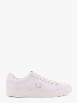 Fred Perry Leather sneakers with lateral embroidery - FRED PERRY - gender_Man