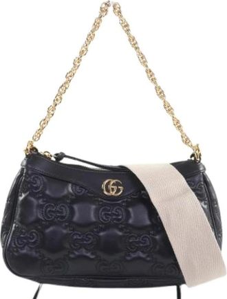 Gucci Sac bandouli&egrave;re vintage Pre-owned - Femme - Pre-owned - Noir - Taille: ONE Size