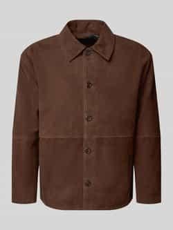 Selected Regular Fit Lederjacke mit Umlegekragen Modell RORY