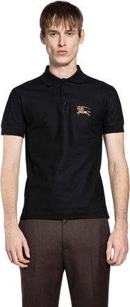 Burberry Metallic EKD Cotton Polo Shirt
