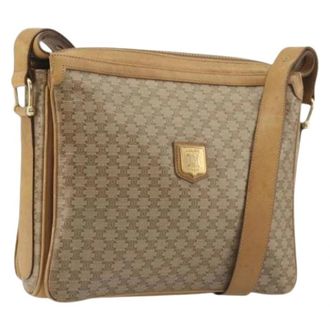 Celine Pre-owned Vintage Macadam Shoulder Bag - Femme - Pre-owned - Beige - Taille: ONE Size