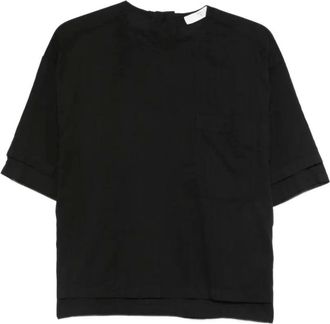 Tela Femme, Tops, Noir, Taille: 38 FR Chemisier Papavero