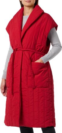 Benetton Damen Weste 2t2ldj006 Jacke, Rot 0v3, L