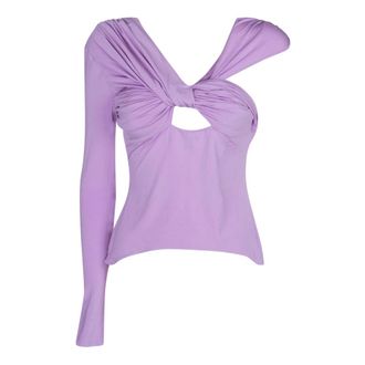 Nensi Dojaka Lavendula Drapiertes Top - - Tops - Damen - Lila - M