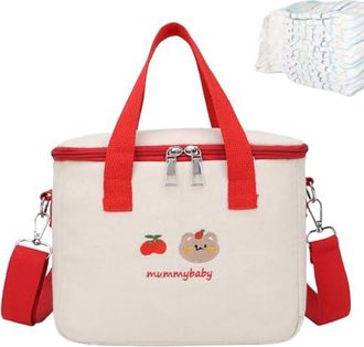 Generico Porte-couches - Sac &agrave; langer pour b&eacute;b&eacute;, organisateur denrichissement de voyage, joli grand sac &agrave; main | Couche disolation spacieuse - Conception de co
