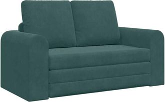 vidaXL Sofa Bett Dunkelgrün 148 x 71 x 83 cm Samt Vidaxl