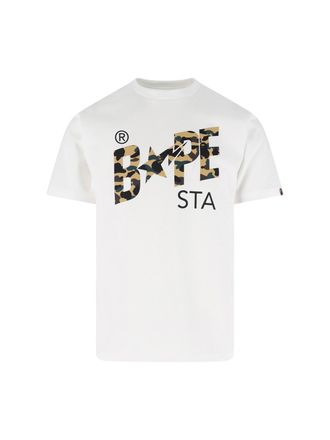 A Bathing Ape T-Shirt-Logo Sta