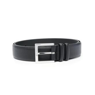 Orciani Saffiano Classic Lederg&uuml;rtel - - Accessories - Herren - Schwarzk - 100 CM