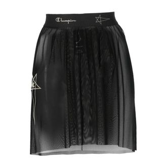 Rick Owens Logo-Waistband Sheer Skirt - - Skirts - Damen - Schwarzk - S