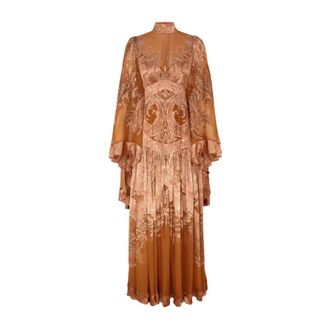 Zimmermann Memento Burnout Kleid - - Dresses - Damen - Mehrfarbig - S