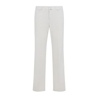 Kiton Baumwoll-Cordhose im geraden Schnitt - - Trousers - Herren - Beige - W34
