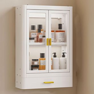 Generic Mehrzweckschrank Werkstatt Metallschrank Tragkraft: 25 Kg H&ouml;henverstellbare Regalb&ouml;den Magnetische, Halbtransparente Doppelt&uuml;r Werkzeugschrank Mit Sch