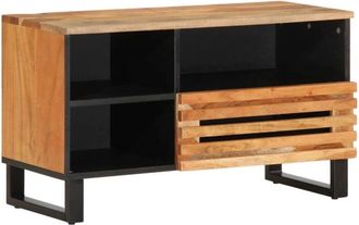 vidaXL Meuble tv 80x34x46 cm bois dacacia massif Vidaxl