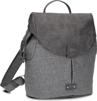 zwei Damen City-Rucksack Olli OR8 kleiner Rucksack 5 Liter Lederoptik im Vintage-Style robust strapazierf&auml;hig wasserabweisend Hauptfach mit Rei&szlig;verschluss 