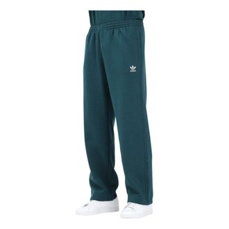 adidas Homme, Pantalons, Vert, Taille: 2XL Trefoil Essentials Open Hem Pants