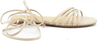 Guess Femme, Chaussures, Beige, Taille: 37 EU Tasen Logo Sandales