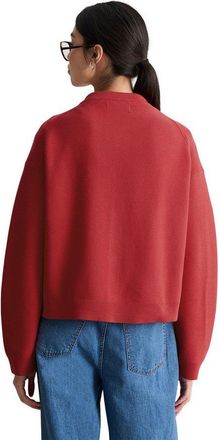 Marc O'Polo Denim Cardigan relaxed fit aus kompaktem Baumwollgarn