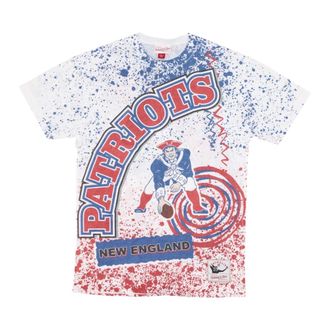 Mitchell & Ness Homme, Tops, Multicolore, Taille: M NFL Team Burst Tee Célébration
