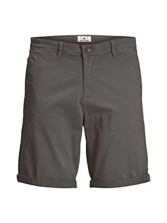 Jack & Jones Jjibowie Solid Sa STS Short pour Homme, Gris, S