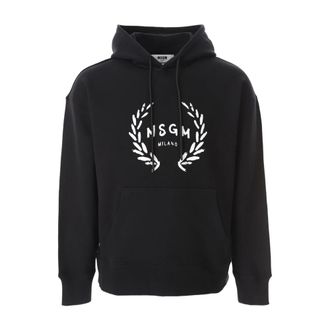 Msgm Alloro Hoodie - - Sweatshirts & Hoodies - Herren - Schwarzk - L