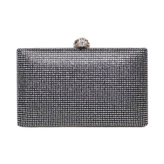 Kurt Geiger Femme, Sacs, Noir, Taille: ONE Size Crystal Kensington Clutch