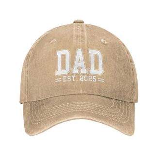Generic Papa Est 2025 Unisexe Casquette De Baseball Athl&eacute;tique Casquette Trucker Respirant Chapeau De Cowboy pour Sport Ext&eacute;rieur Tennis