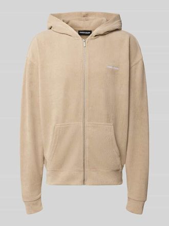 Pegador Oversized Fit Sweatjacke mit Label-Detail Modell Mezzano