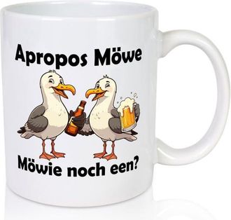 Generic Apropos M&ouml;we | M&ouml;wie noch een | Norddeutsch | Plattdeutsch - Tasse Weiss - Kaffeetasse/Geschenk/Familie