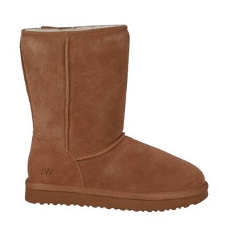 Jack Wills Wadenhohe Stiefel f&uuml;r Damen, Wildleder (Hellbraun)