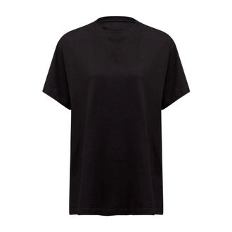 Maison Margiela Femme, Tops, Noir, Taille: 36 FR T-shirt Noir en Coton
