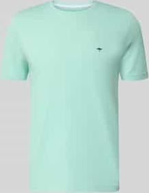 Fynch-Hatton T-Shirt mit Rundhalsausschnitt und Label-Stitching