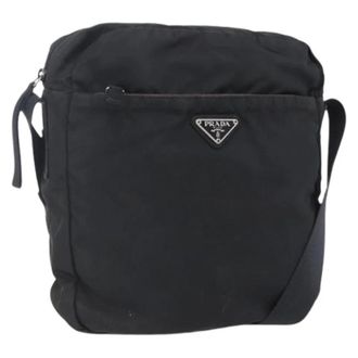 Prada Sac bandouli&egrave;re en nylon Pre-owned - Femme - Pre-owned - Noir - Taille: ONE Size