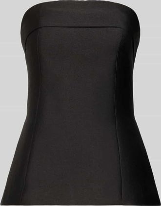 Neo Noir Top aus Satin im &Auml;rmellosen Design Modell Taleen
