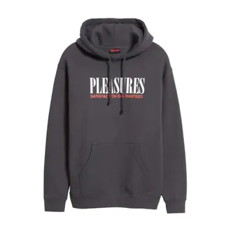 Pleasures Zufriedenheit Hoodie Asphalt - - Sweatshirts & Hoodies - Herren - Grau - M