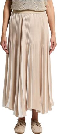 PESERICO Femme, Jupes, Jaune, Taille: 36 FR Midi Skirt