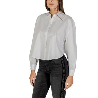 A|X Armani Exchange Cotton Blouse - White