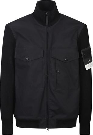 Stone Island Homme, Sweatshirts et sweats &agrave; capuche, Noir, Taille: M Stone Island Manteaux Black