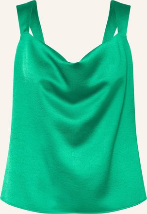 Marc Cain Blusentop Aus Satin gruen