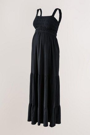 Next Maxikleid Maxikleid aus Baumwolle, Umstandsmode (1-tlg)