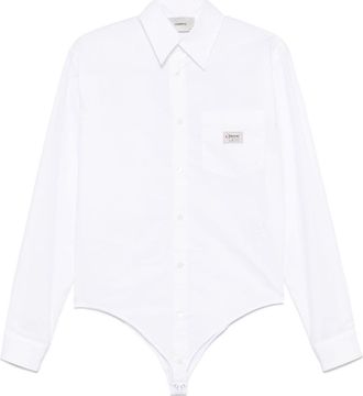 Coperni Sheer-Body - Weiß
