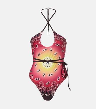 The Attico Maillot de bain imprim&eacute;