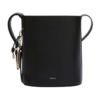 Furla Femme, Sacs, Noir, Taille: ONE Size Roxie S Bucket Bag