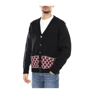 Obey Herren, Strickwaren, Schwarzk, LGr&ouml;&szlig;e