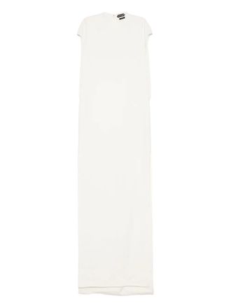 Tom Ford robe longue sans manches à col rond - Tons neutres