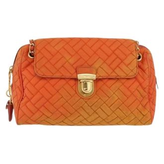 Prada Sac bandouli&egrave;re vintage Pre-owned - Femme - Pre-owned - Orange - Taille: ONE Size