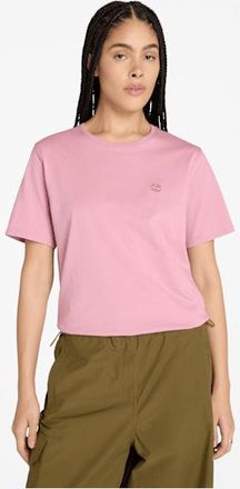Timberland Dunstan Kurzarm-T-Shirt für Damen in Pink, Damen, Pink, Größe