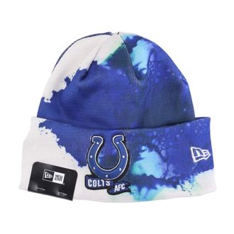 New Era Homme, Accessoires, Multicolore, Taille: ONE Size Indianapolis Colts NFL Sideline Beanie Hat